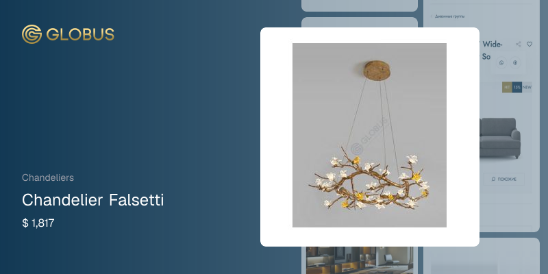 Chandelier Falsetti | Globus Furniture from China
